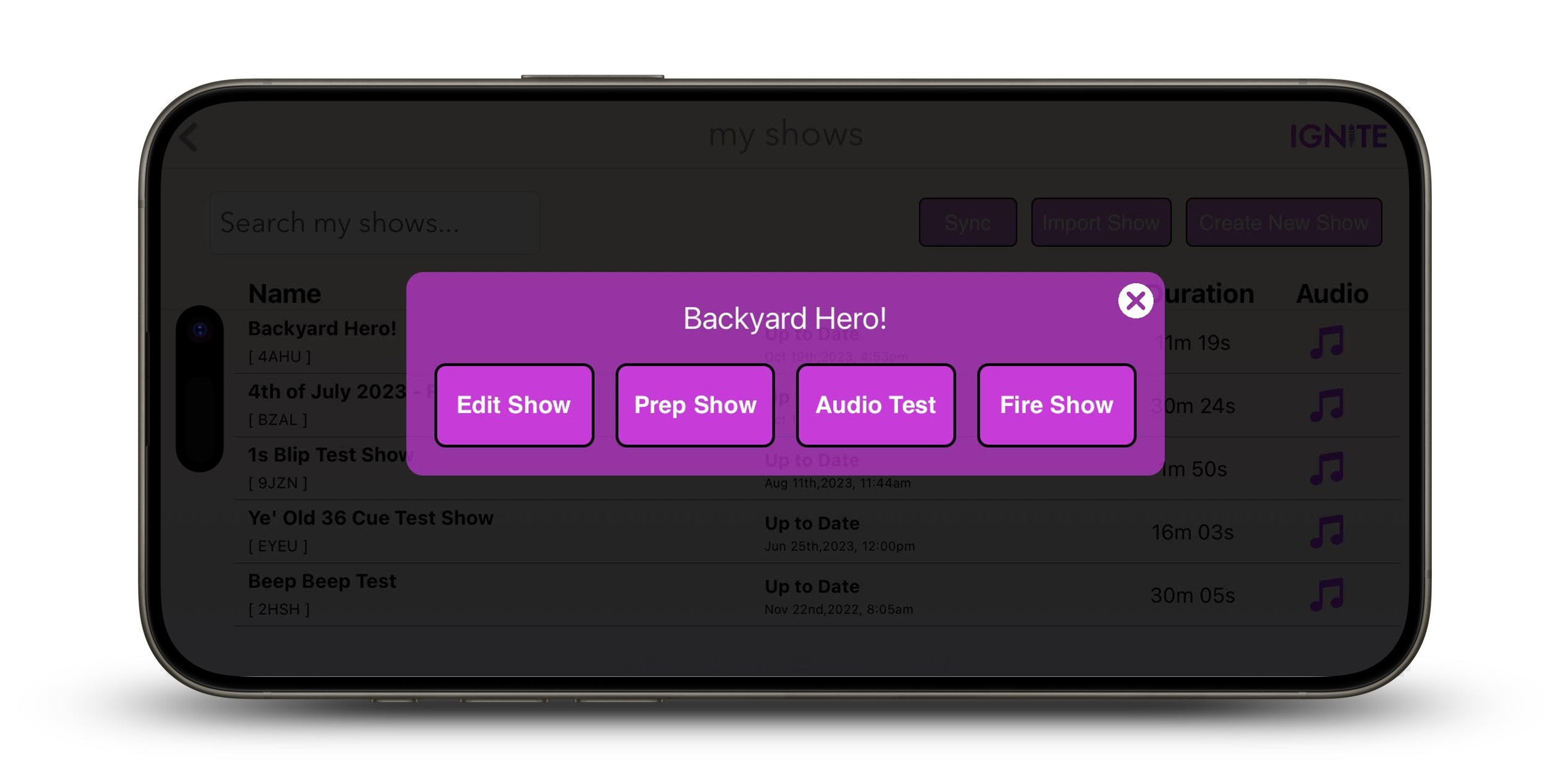 IGNITE™ USA - Smartphone Fireworks Firing System