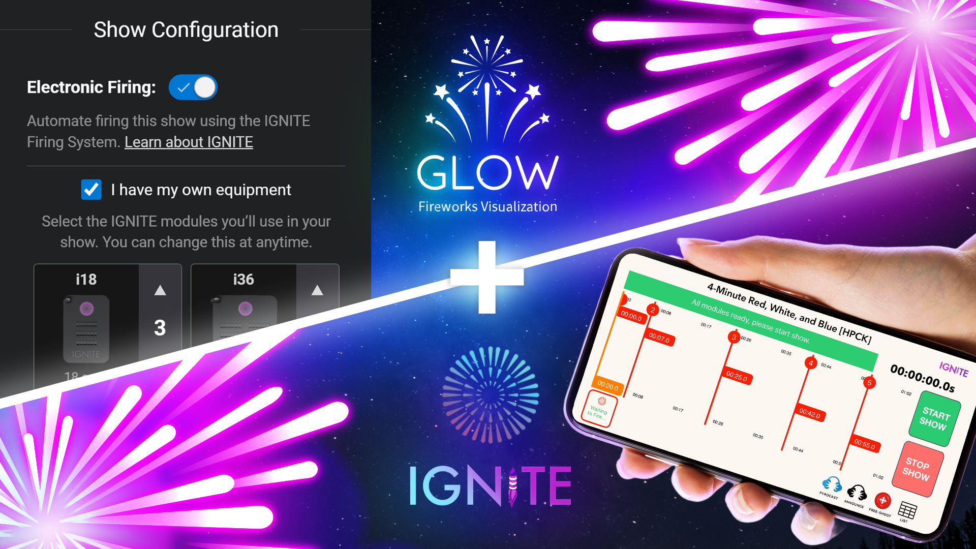 IGNITE™ USA - Smartphone Fireworks Firing System